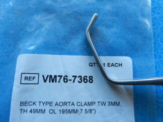 V. Mueller Surgical Beck Type Aorta Clamp VM76-7368 NEW! – Ringle ...