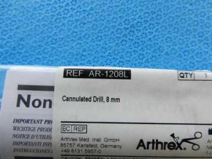 Arthrex Surgical 8mm Cannulated Drill Bit AR-1208L NEW! – Ringle ...