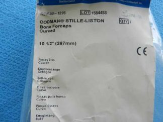 Codman Symmetry Surgical 267mm Curved Stille-Liston Forceps 30-1296 NEW! – Ringle Medical Supply LLC