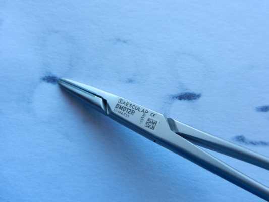 Aesculap Surgical 5in Needleholder BM012R – Ringle Medical Supply LLC