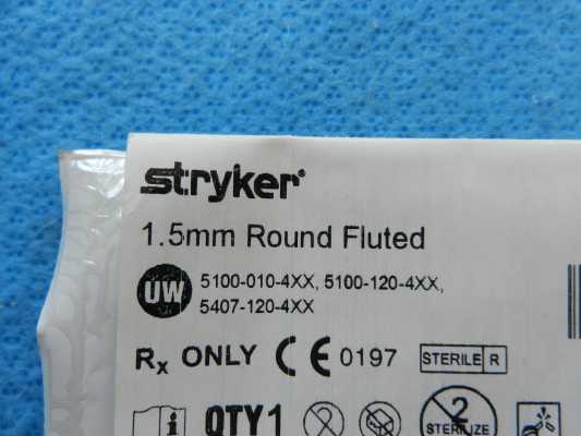 Stryker ***NEW*** 1.5mm Round Fluted Bur 5820-010-015 – Ringle Medical ...