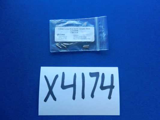 TriMed 2.3mm Cortical Screw, 10mm QTY(6) REF CBS2.3-10 – Ringle Medical ...