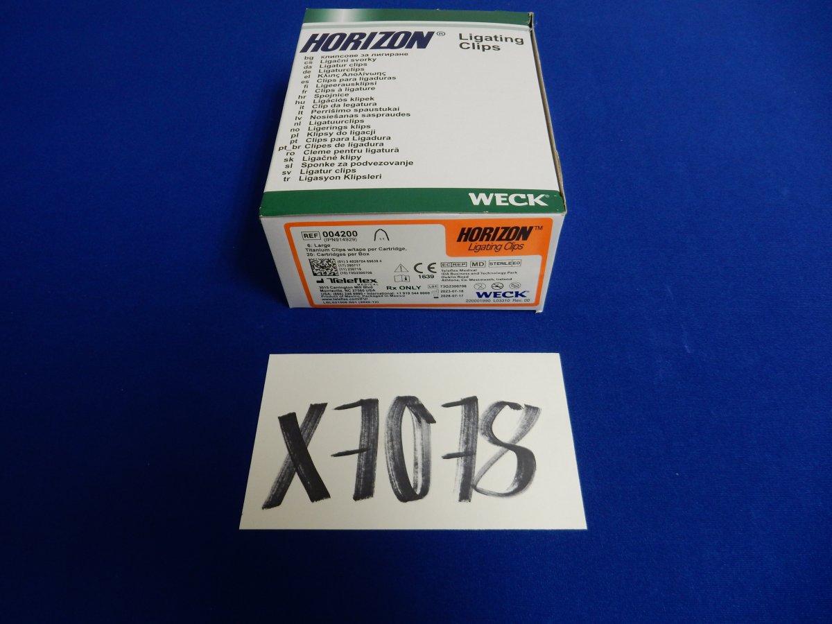 Weck Horizon 004200 Titanium Large Ligating Clips Box of 20 – Ringle ...