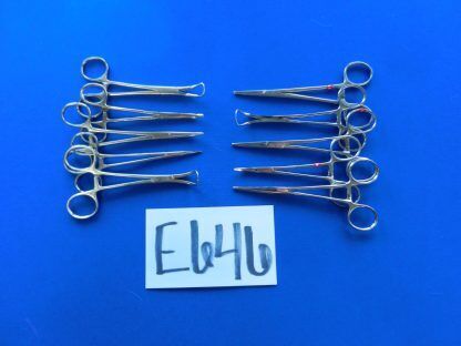 E646 V. Mueller Symmetry Codman Lot of 10 Forceps 12-14.5cm Overall ...
